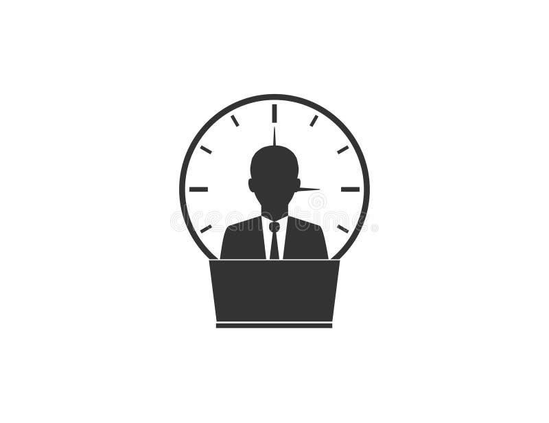 Overtime Working Icon. Vector Illustration. Stock Vector - Illustration ...