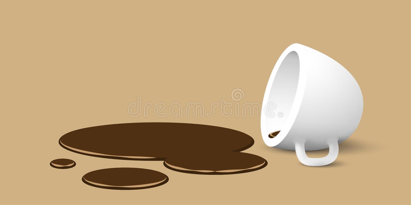 Spill Coffee Cup Stock Illustrations – 3,820 Spill Coffee Cup Stock ...