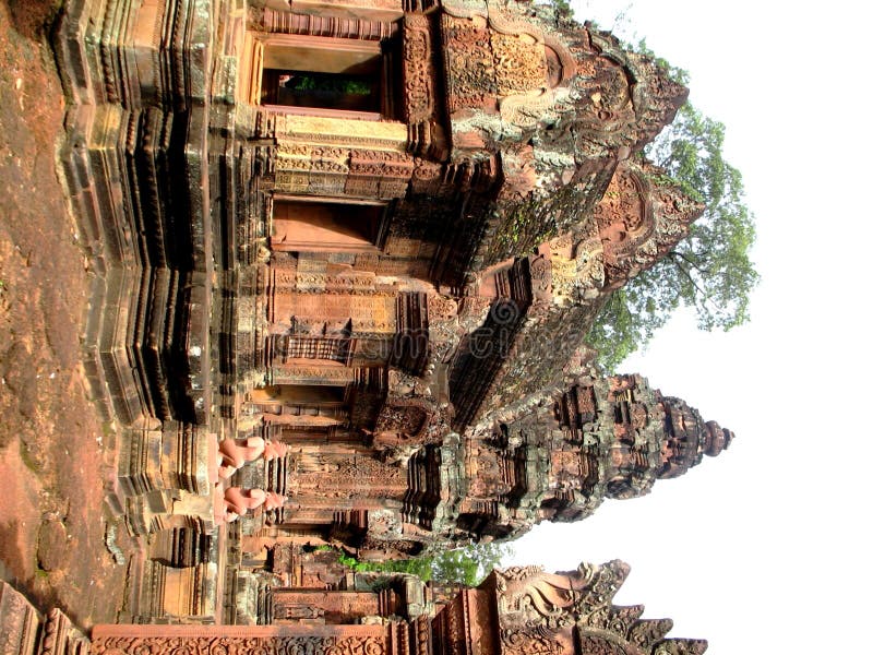 Overview of Angkor Wat stock photo. Image of khmer, cambodia - 17788482