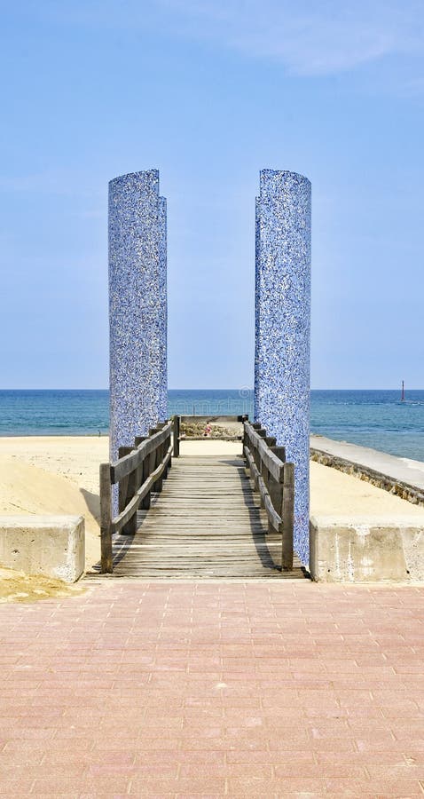 Overview of Beach of Suances in the Autonomous Community of Cantabria ...