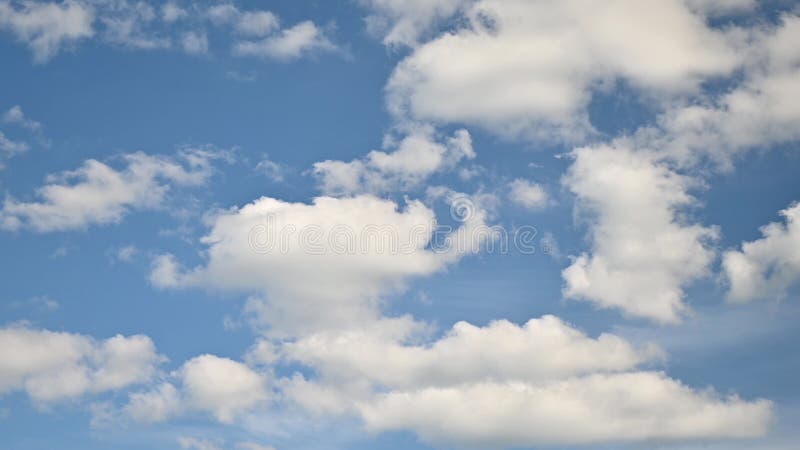 Blue Sky with Moving Clouds. Environment. Stock Video - Video of clouds ...