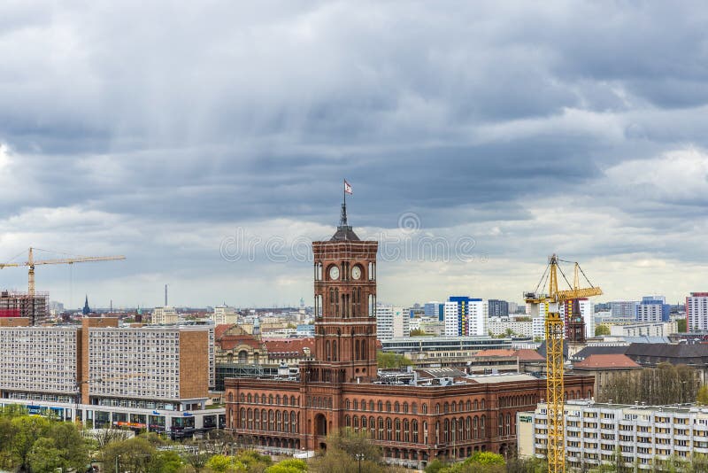 Overview of Berlin, Germany Editorial Photo - Image of skyline, berlin ...