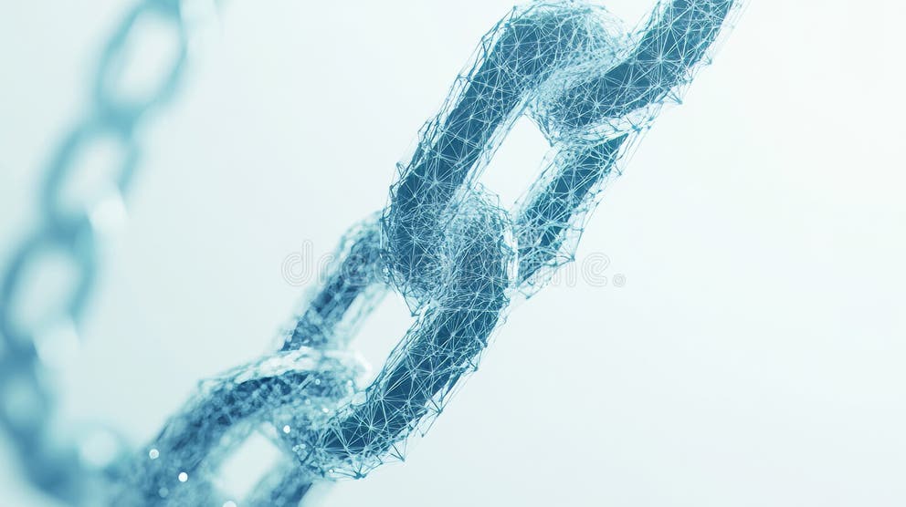 An Overview of the Block Chain Concept in 3D - a Chain Consists of ...