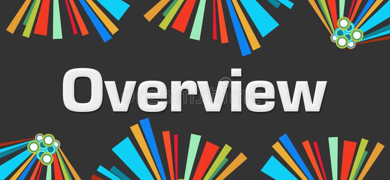 Introduction Dark Colorful Neon Horizontal Stock Illustration ...