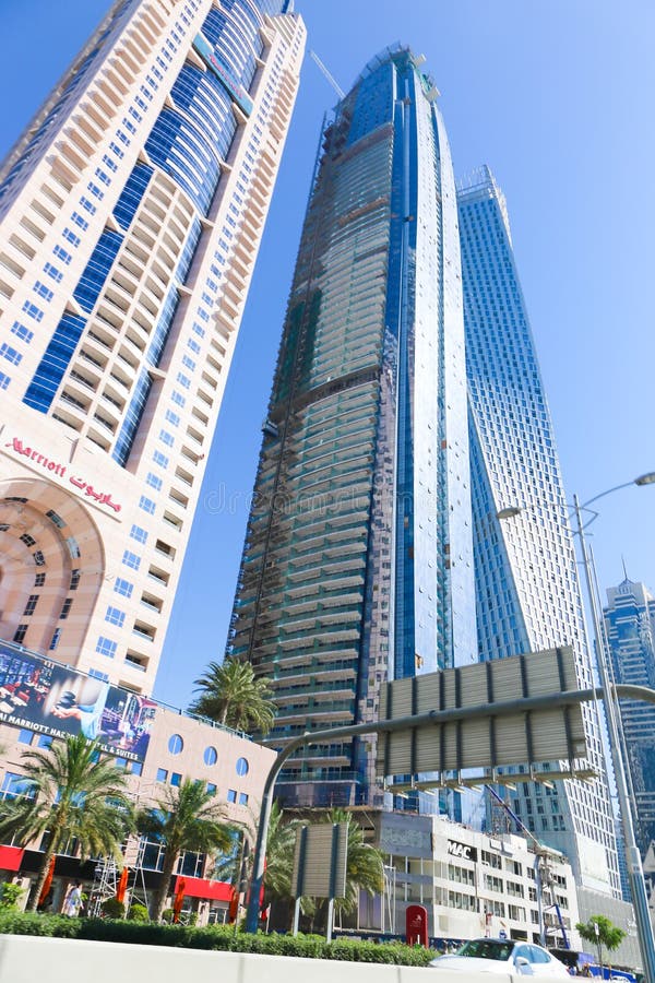 Overview of the Dubai editorial photography. Image of drive - 114278557