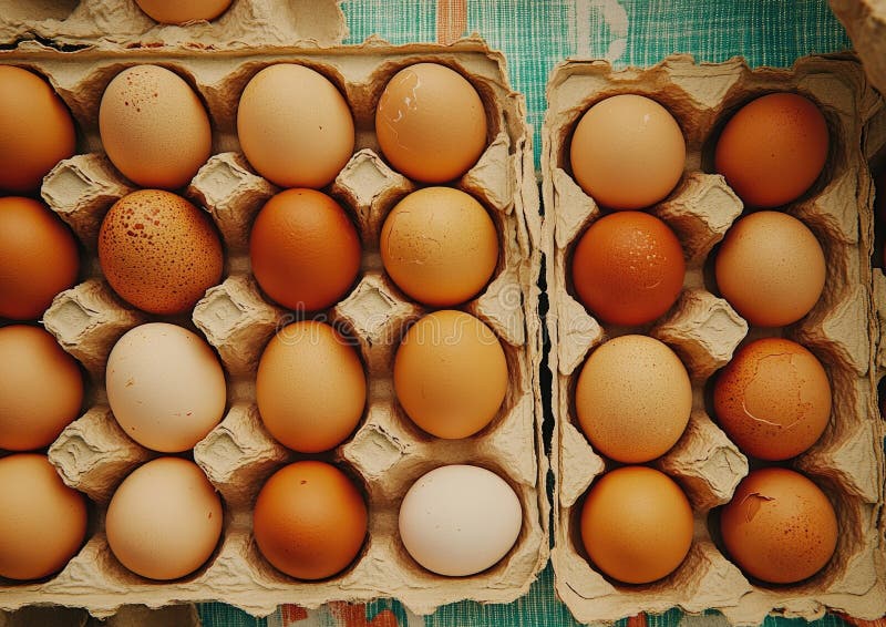 Overview of the Egg Packing Process at a Farm Facility Stock ...