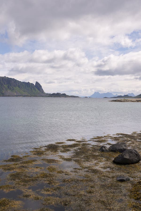 Overview in Eggun in Norway Stock Photo - Image of panorama, street ...