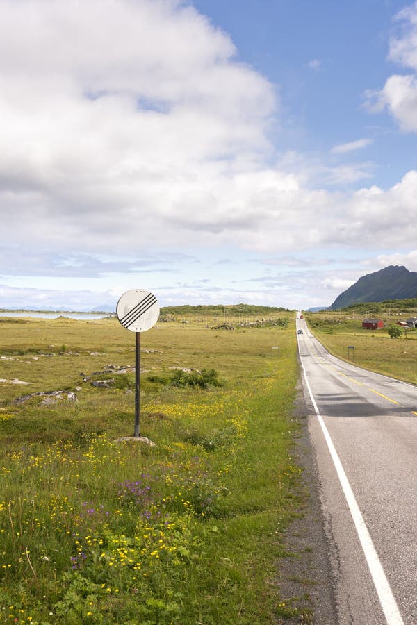 Overview in Eggun in Norway Stock Photo - Image of street, panorama ...