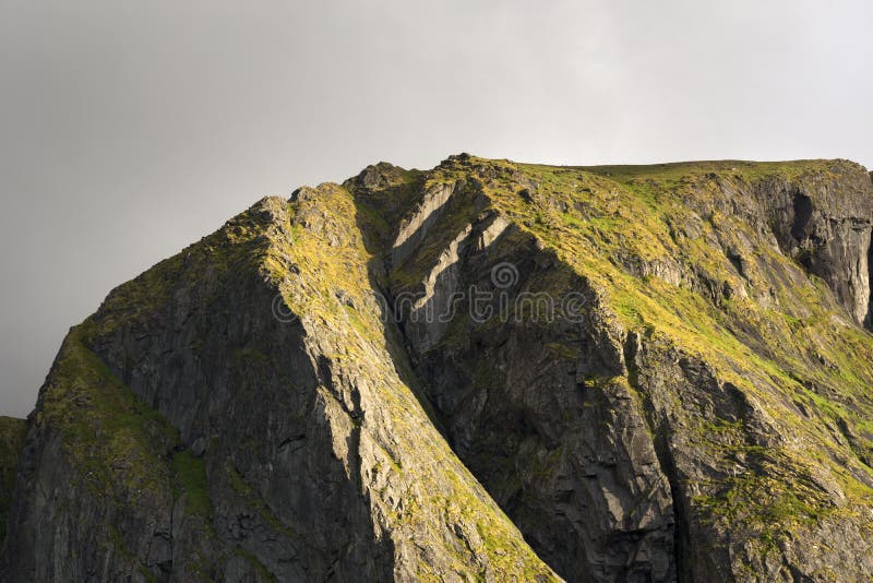 Overview in Eggun in Norway Stock Image - Image of rocks, mountains ...