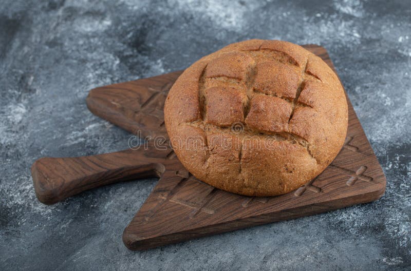 Overview Freshly Cooked Rye Bread Stock Image - Image of loaf, food ...