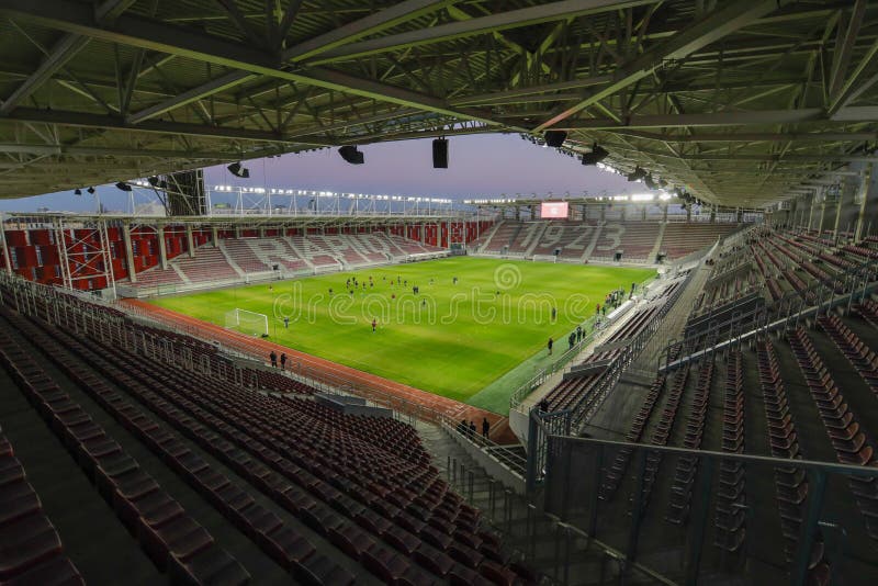 Overview of the Giulesti Stadium in Bucharest Editorial Stock Photo ...