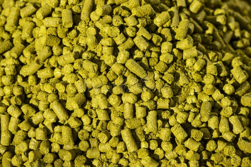 Overview of hop pellets stock image. Image of ingredient - 278124467
