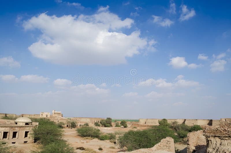 Overview of Interior of Derawar Fort in Pakistan Stock Photo - Image of ...