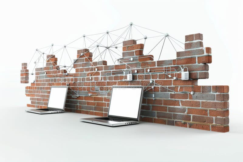 An Overview of Internet Technology and Internet Communication. Stock ...