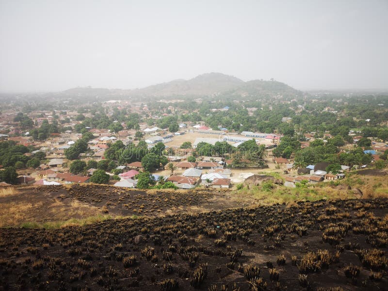 Overview of Makeni City, North of Sierra Leone. Stock Image - Image of ...