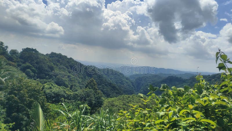 Overview of the Mountains of the Philippines on a Cloudy Day Stock Photo - Image of overview ...