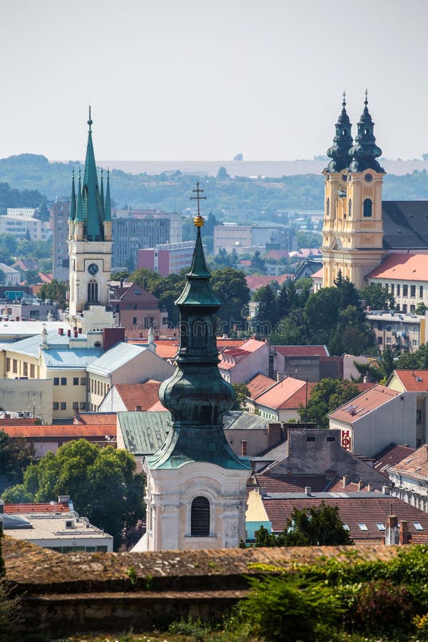 View Of The Nitra City In Slovakia. Nitra Has Population Of About 83. ...