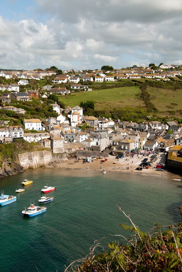 Overview in Port Isaac editorial photo. Image of architecture - 86288361