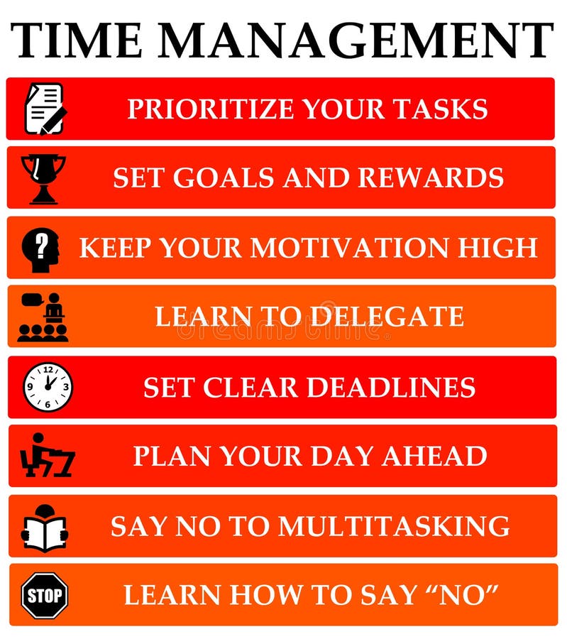 Time management stock illustration. Illustration of focus - 34372278