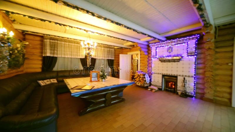 Overview of Resting Room Interior in Bathing Stock Footage - Video of ...