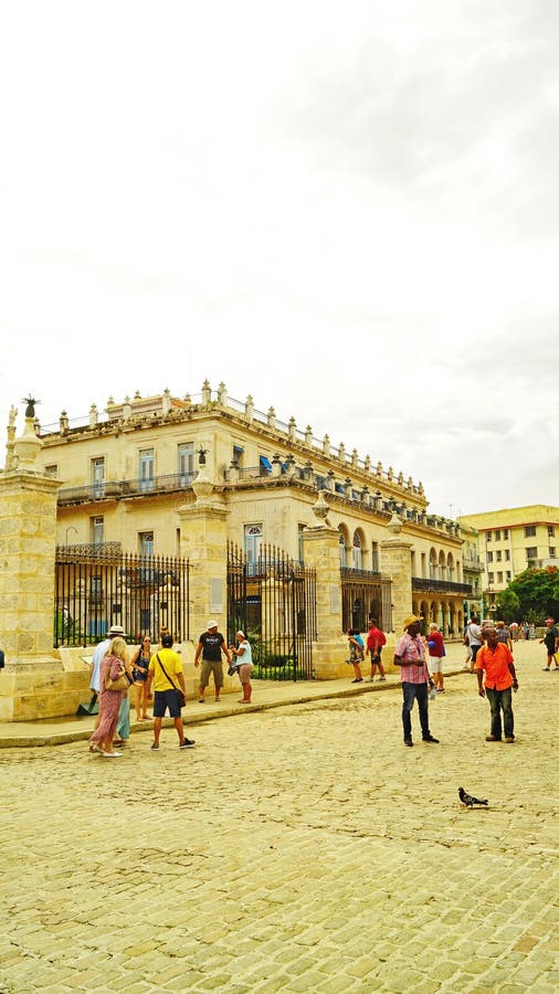 Overview of a Square in the Havana in the Republic of Cuba Editorial ...
