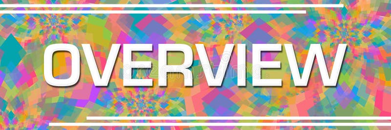 Overview Colorful Abstract Textured Background Text Horizontal Stock ...