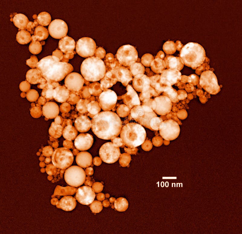 Overview of Ti Nanoparticles Stock Image - Image of cobalt, electron ...