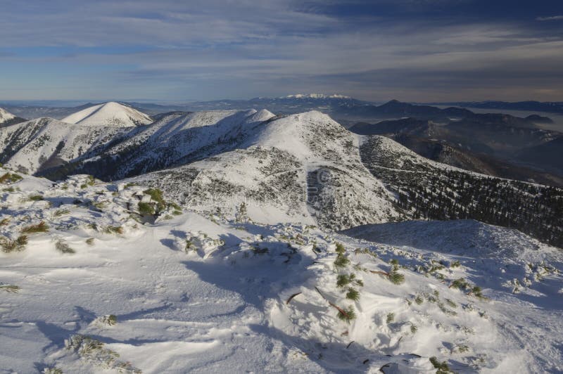 Velky Krivan, Mountain in Mala Fatra, Slovakia, View from Path Under ...