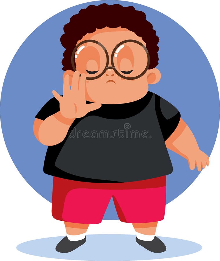 Overweight Sad Boy Stock Illustrations – 201 Overweight Sad Boy Stock ...