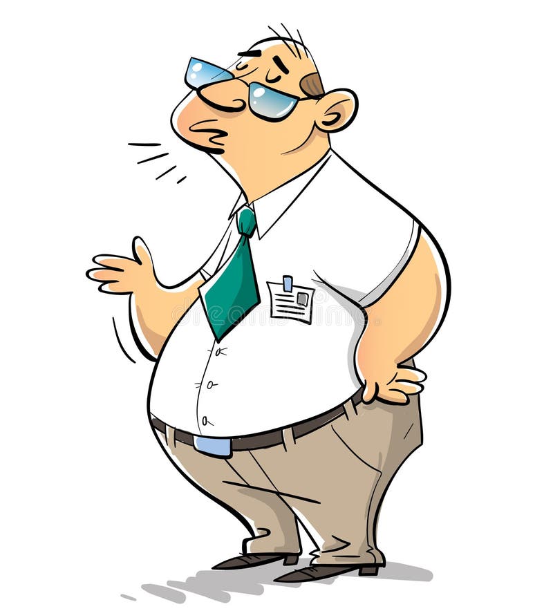 Boy Explaining Something, Cartoon Style Illustration Stock Illustration ...