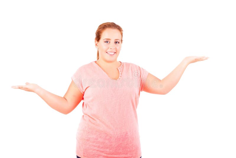 Overweighted woman stock image. Image of large, adult - 59481155