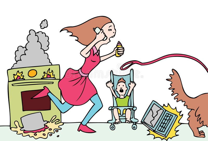 Overwhelmed Stock Illustrations – 16,511 Overwhelmed Stock ...