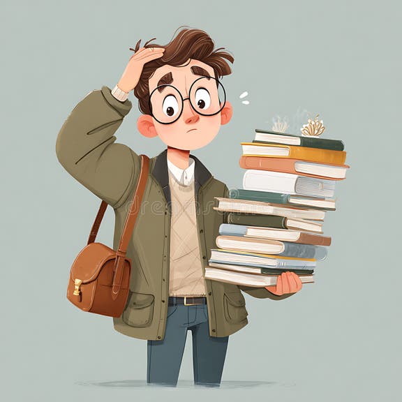 Overwhelmed Student Stock Illustrations – 1,098 Overwhelmed Student ...