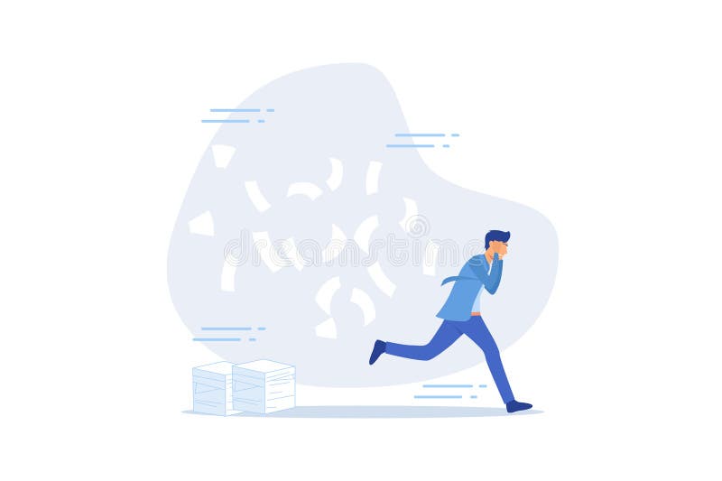 Overwhelmed or Work Overload, Exhausted and Anxiety, Stressed and Tired ...