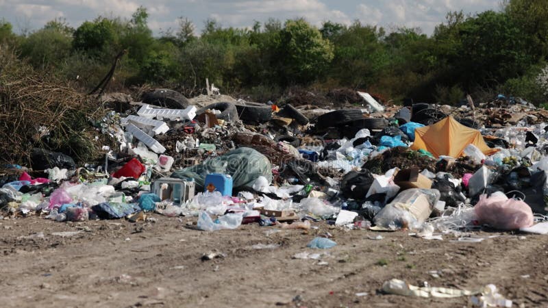 Waste Neglect, Waste Problem, Overwhelming Heap Stock Video - Video of ...