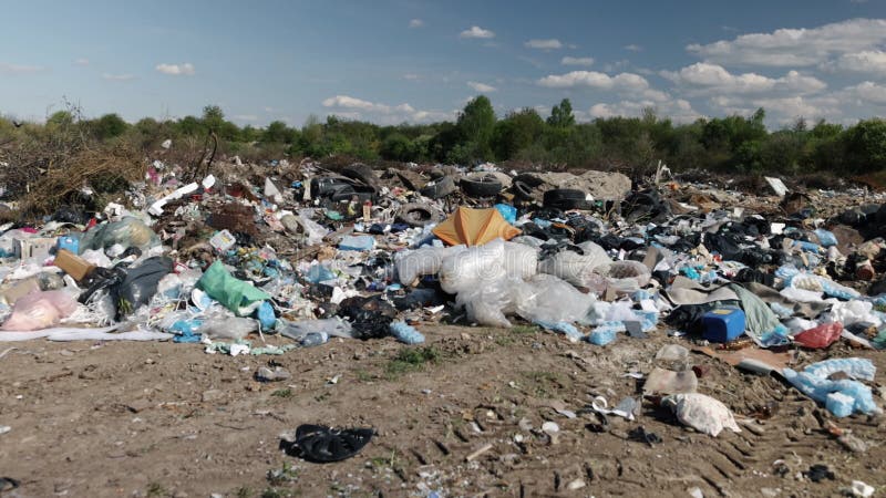 Garbage Crisis, Trash Neglect, Overwhelming Heap Stock Footage - Video ...