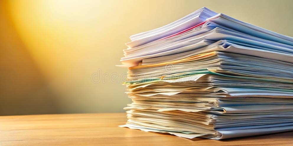 Overwhelming Paperwork Burden a Mountain of Documents in the Modern ...