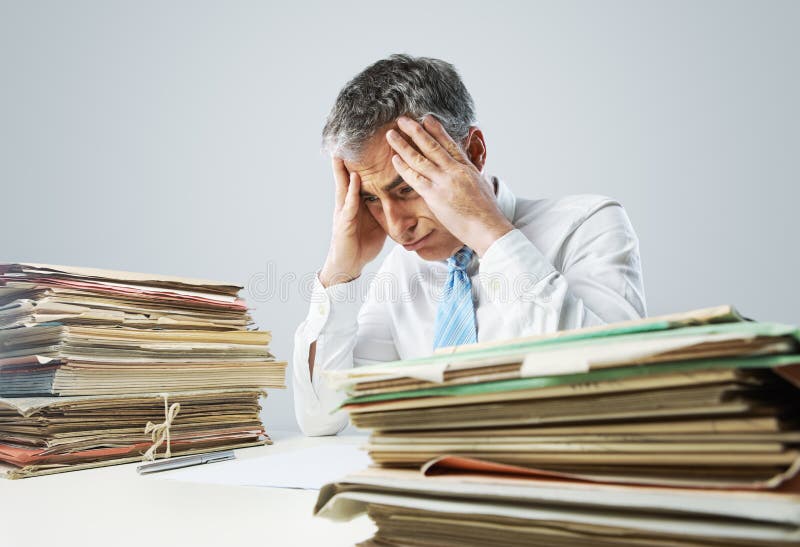 Man with overwhelmed face stock image. Image of person - 2052047