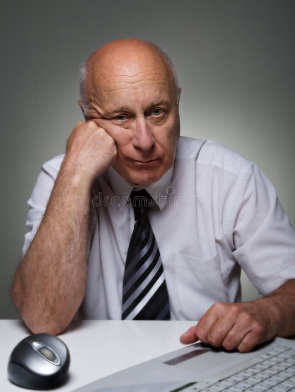 Overworked stock photo. Image of face, keyboard, necktie - 12188134