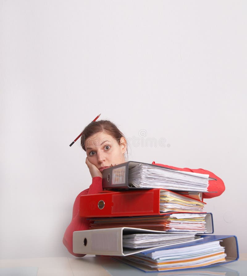 Information overload stock image. Image of businesswoman - 4508437