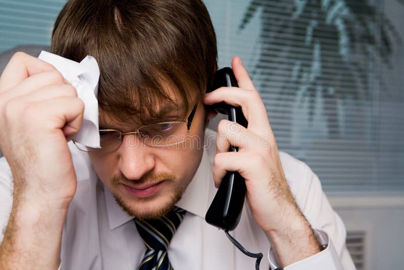 Overworked stock photo. Image of collar, hand, gesture - 8410024