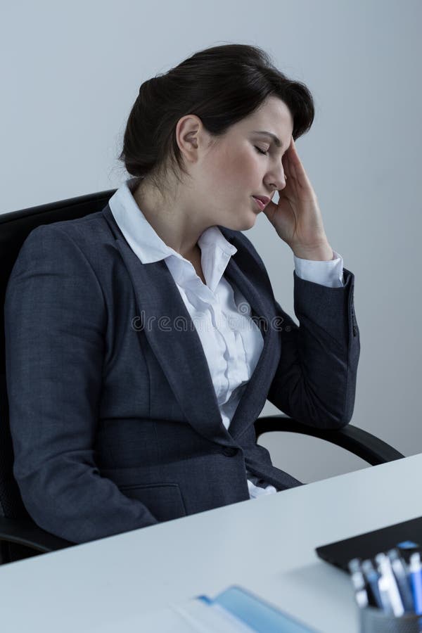 Overworked White-collar Worker Stock Photo - Image of clerk ...