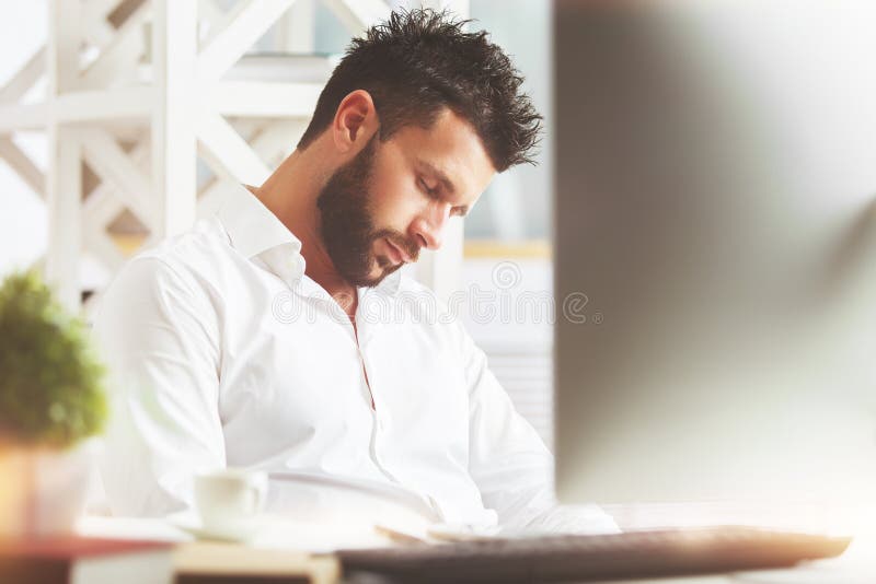 Overworked concept stock image. Image of adult, head - 87696649