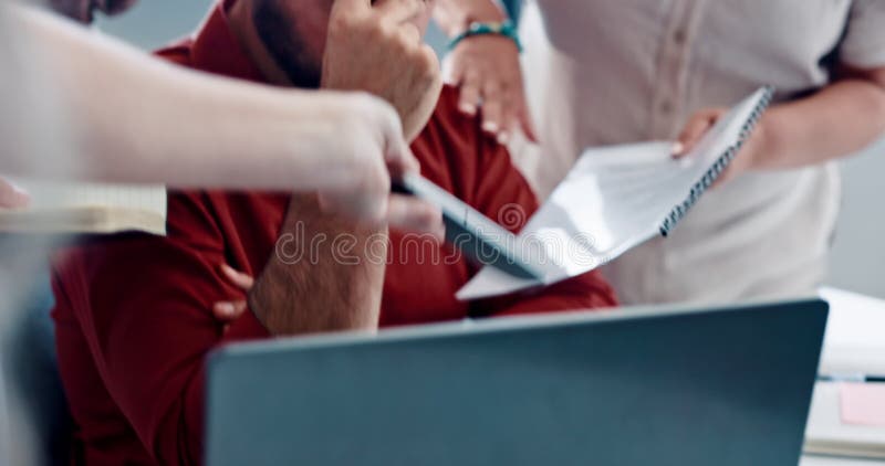 Overworked, Headache and Multitasking with a Business Man Feeling ...