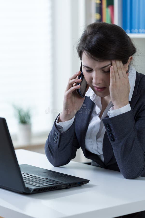 Stressful Worker Made A Mistake Stock Image - Image of paperwork ...