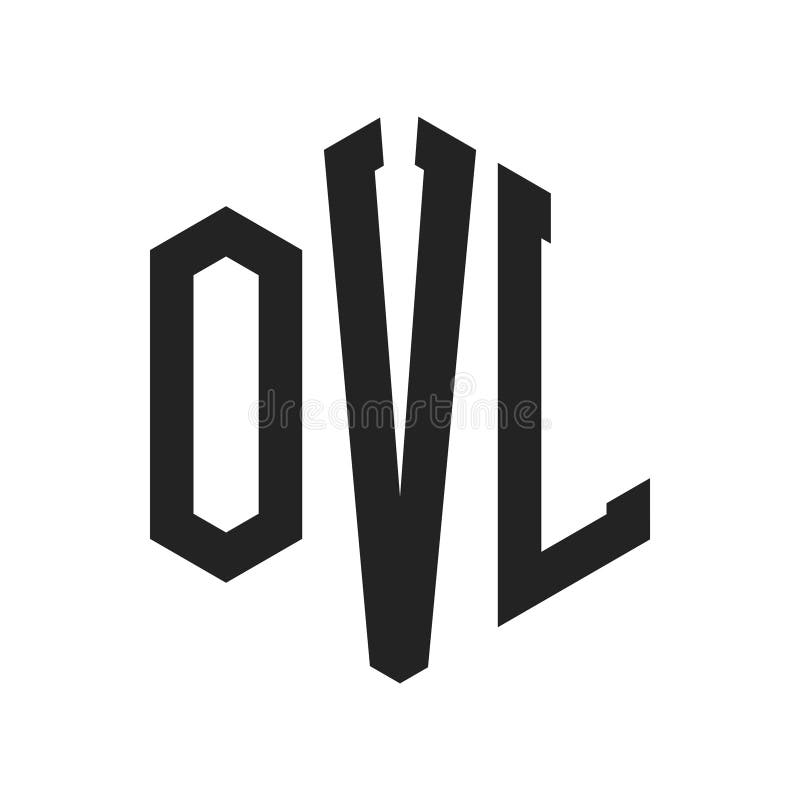 OVL Logo Design. Initial Letter OVL Monogram Logo Using Hexagon Shape ...