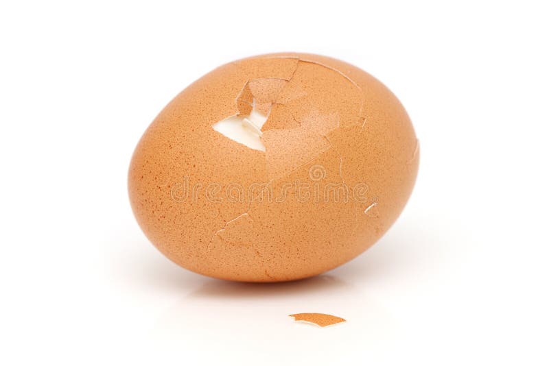 Ovo rachado imagem de stock. Imagem de rachado, ingrediente - 6277563