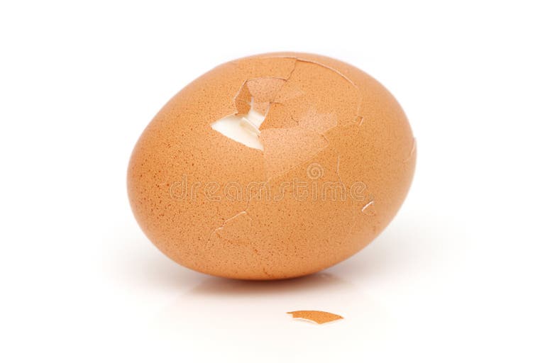 Ovo rachado imagem de stock. Imagem de rachado, ingrediente - 6277563