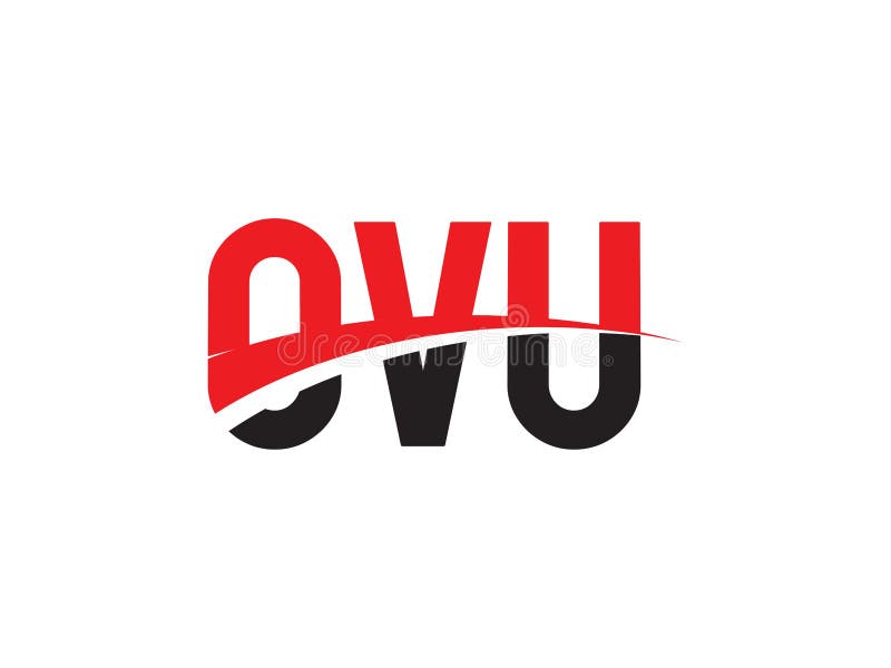 OVU Letter Initial Logo Design Vector Illustration Stock Image - Image ...