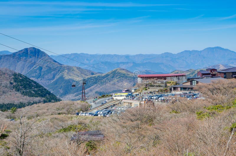 Owakudani, Sulfur Quarry in Hakone Stock Image - Image of dirt, slope ...
